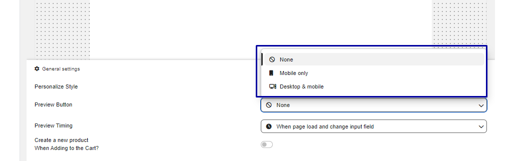 Common Customization Settings - Zepto Product Personalizer